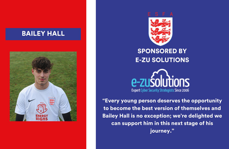 E-ZU is Proud to Sponsor Bailey Hall for England – E-ZU Solutions Ltd